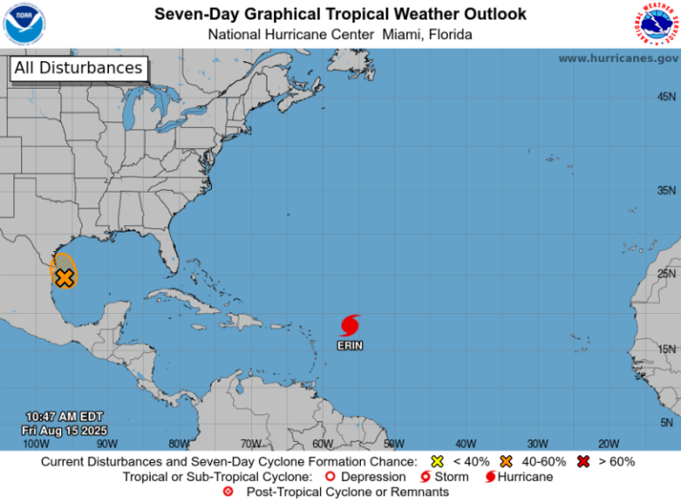 Erin se convierte en el primer huracán de la temporada 2025 - Pro ...